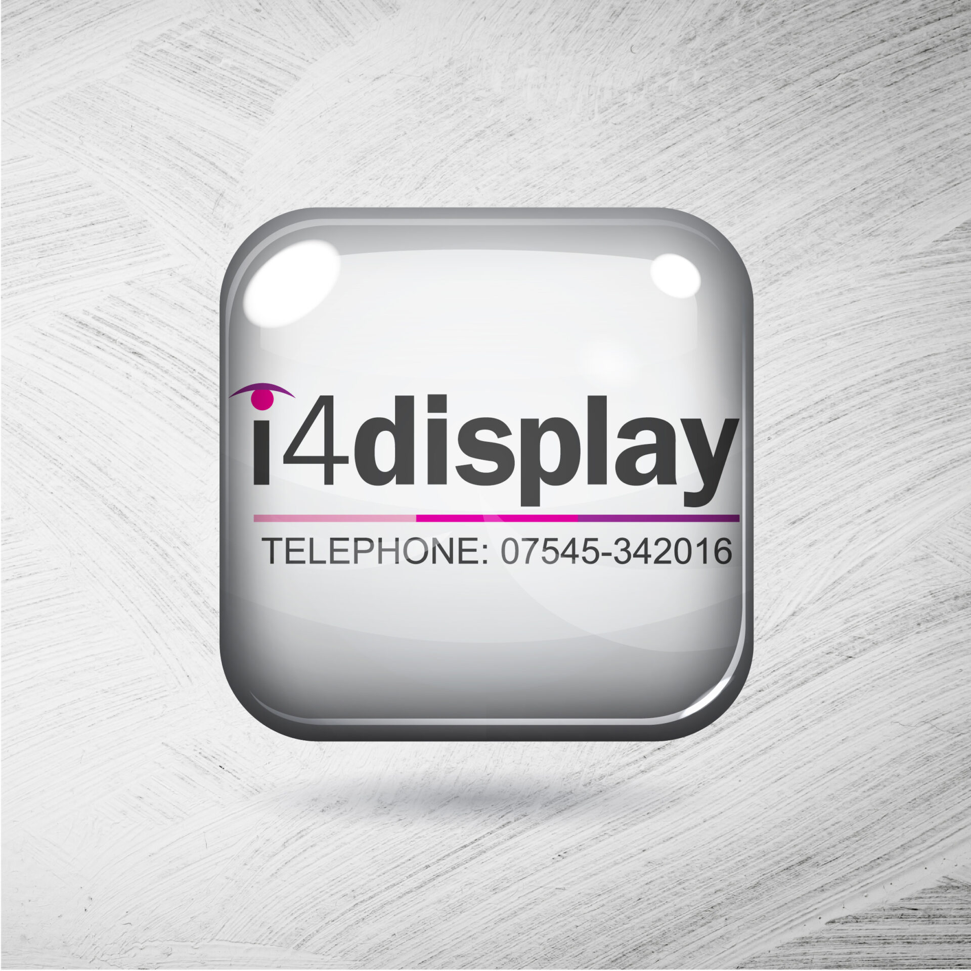 Square Gel Badge 25mm Labels from Gel Badges.co.uk