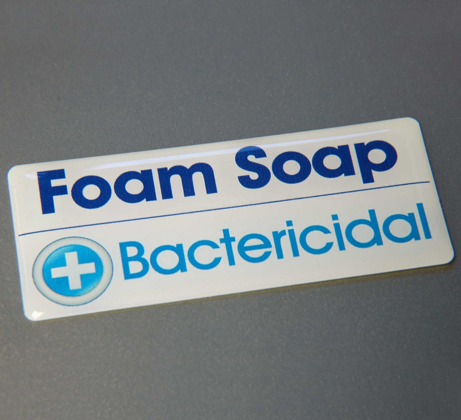 40mm x 10mm Rectangle Gel Badge Domed Labels - Gel Badges